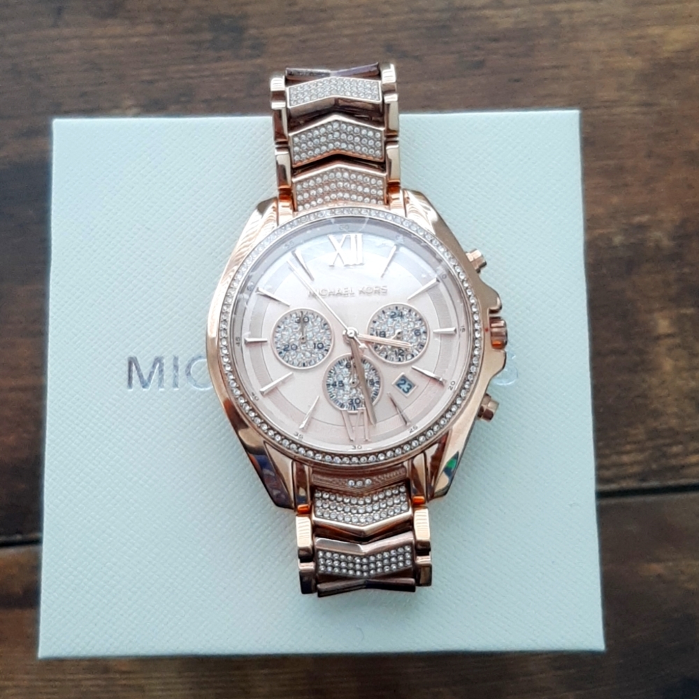 Rose Gold Designer Watch - Gem